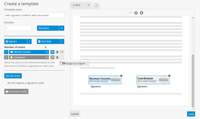 Creating and using a template – ConsignO Cloud