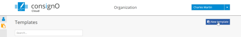Creating and using a template – ConsignO Cloud